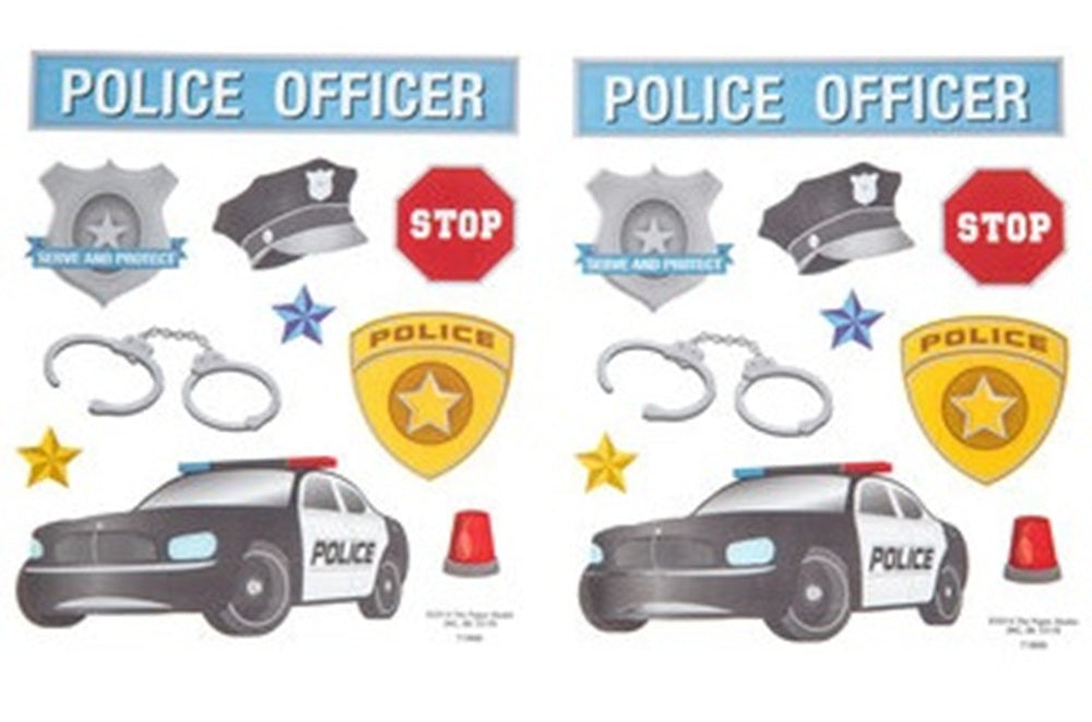 Police Officer Stickers - 2 Sheets – Country Croppers
