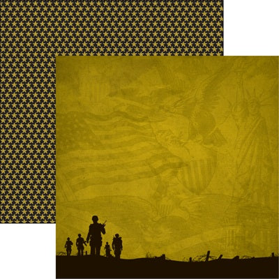 Army Brave - Army 12x12 Scrapbooking Paper – Country Croppers