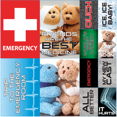 Emergency Room ER Poster Stickers 12"X12" – Country Croppers