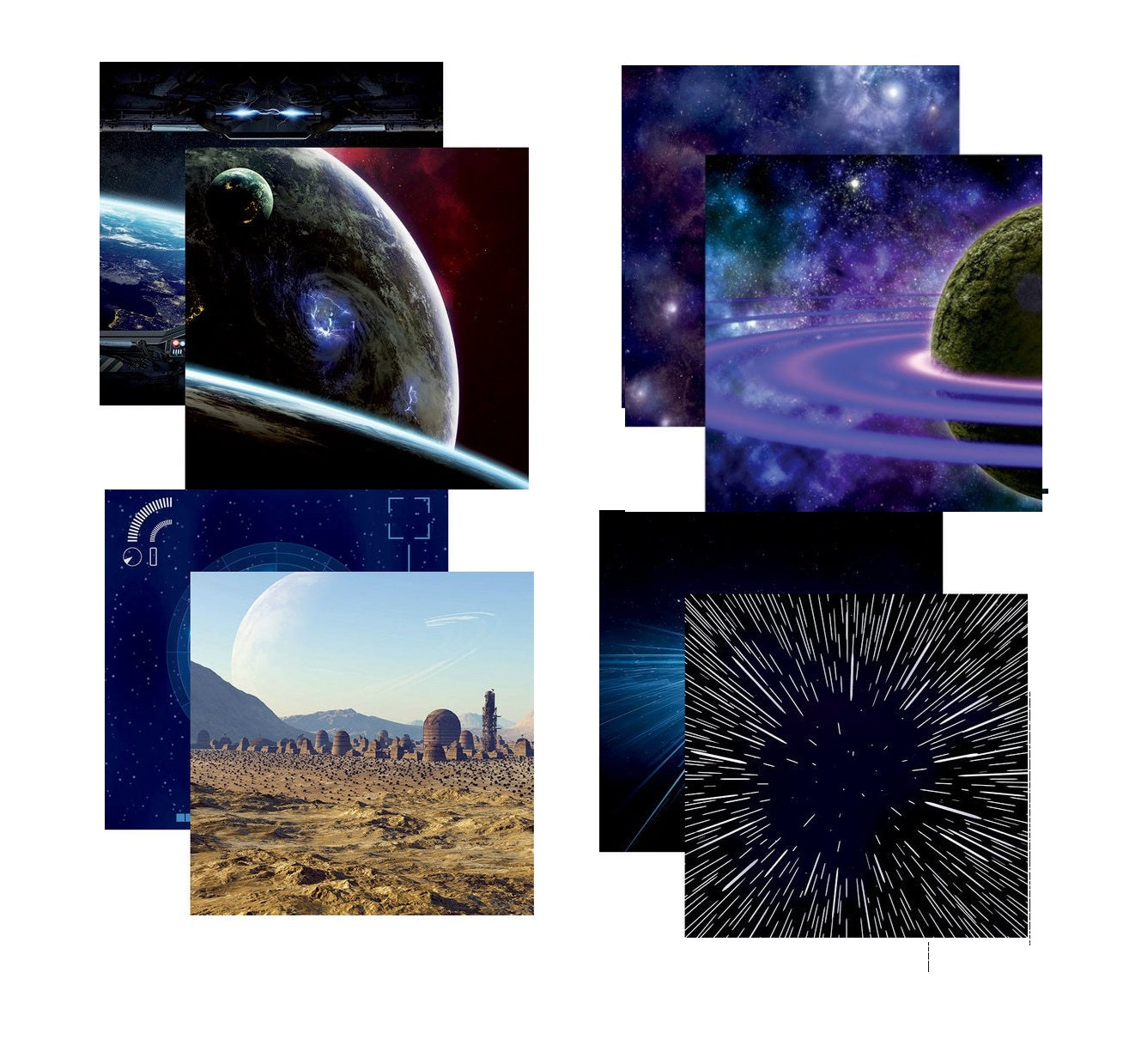 Space Wars 2 - Star Wars - 12X12 Scrapbook Papers Set – Country Croppers