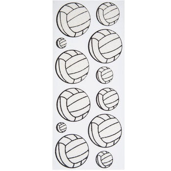 Printable Volleyball Stickers Volleyball Ball Breaking Wall Vector