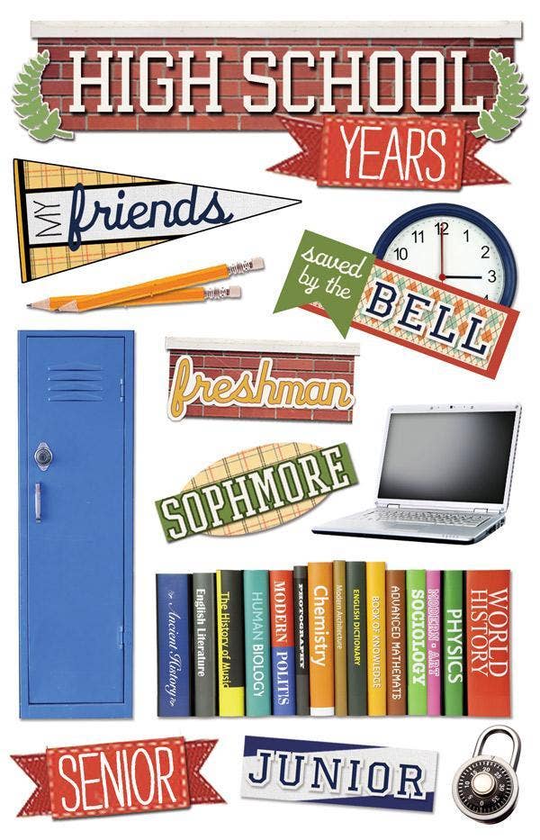 High School Dimensional Sticker – Country Croppers