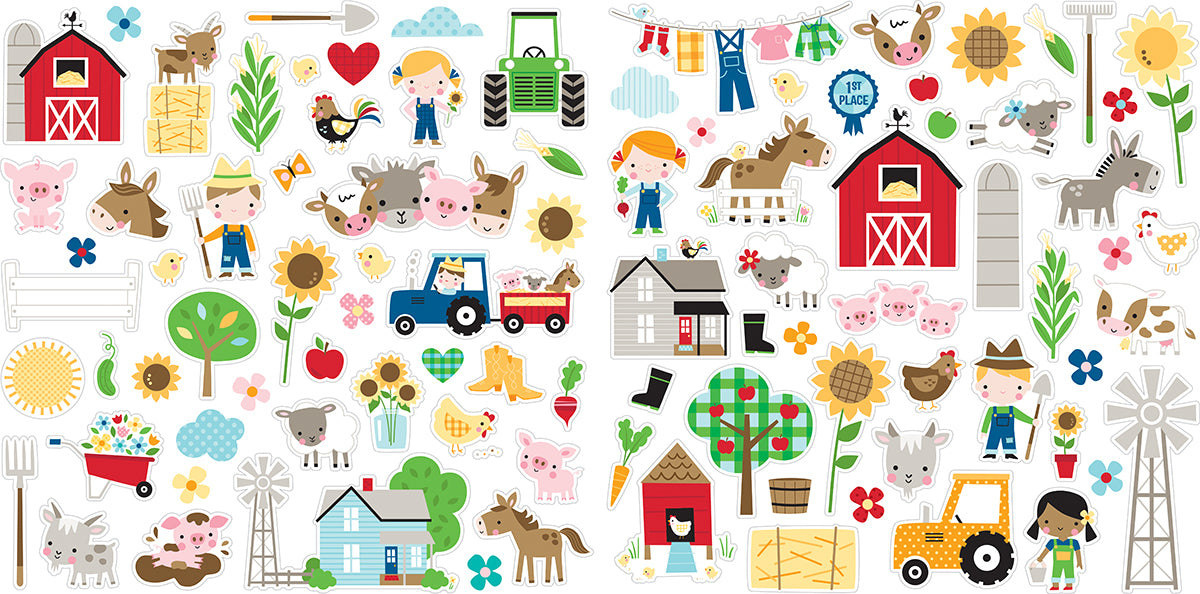 EIEIO Farm Icons Embellishments Set – Country Croppers
