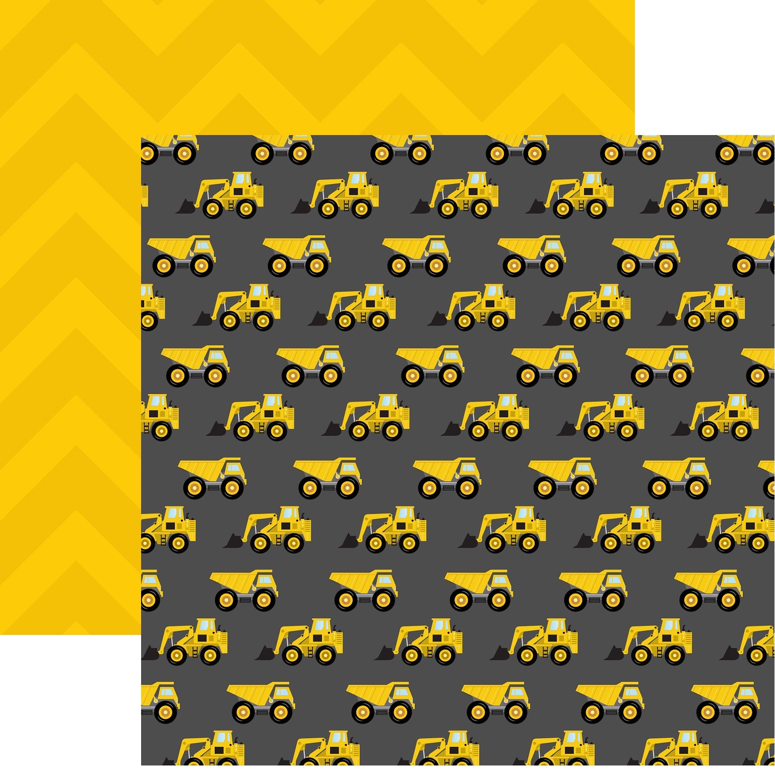 Dump Truck - Construction 12X12 Scrapbook Paper – Country Croppers