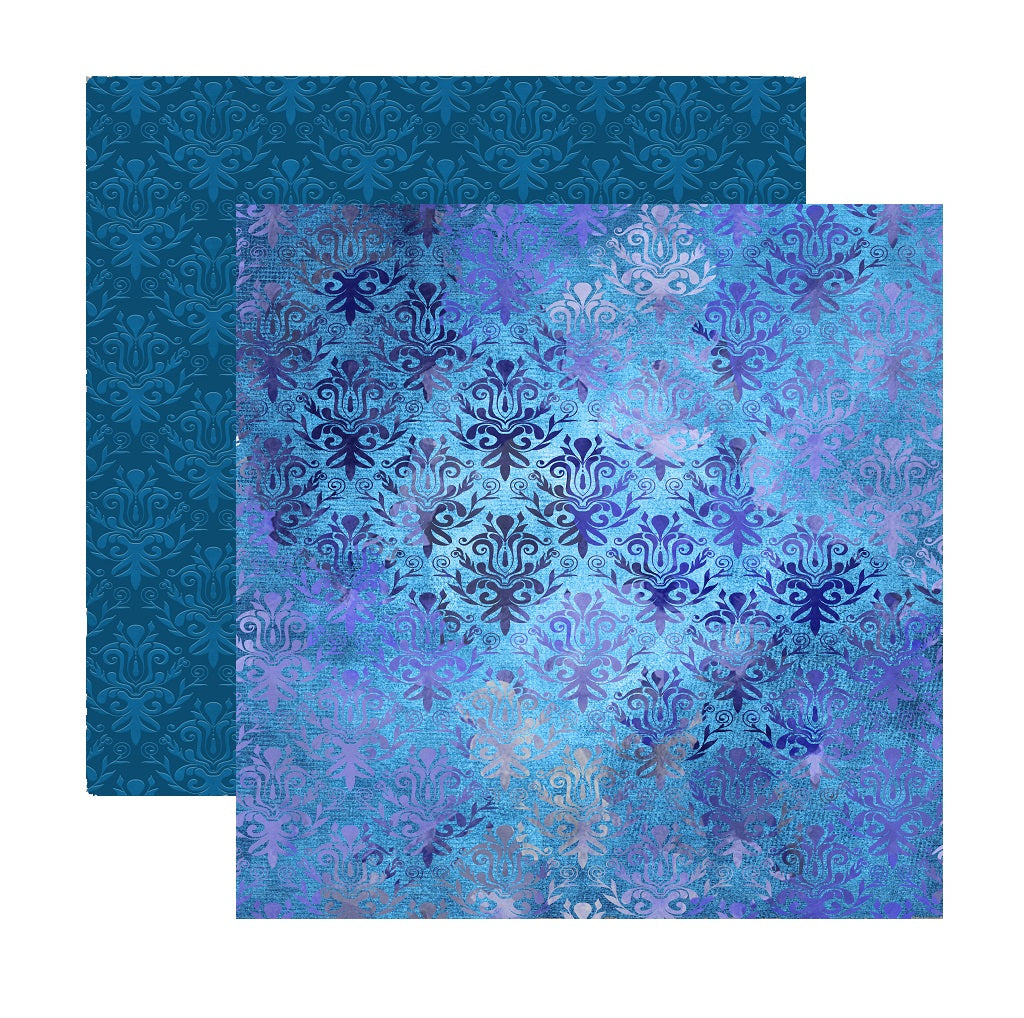Mansion Damask Color #2 12x12 Scrapbook Papers – Country Croppers