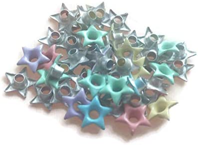 Pastel Assorted Star Eyelets Embellishments - 50ct – Country Croppers