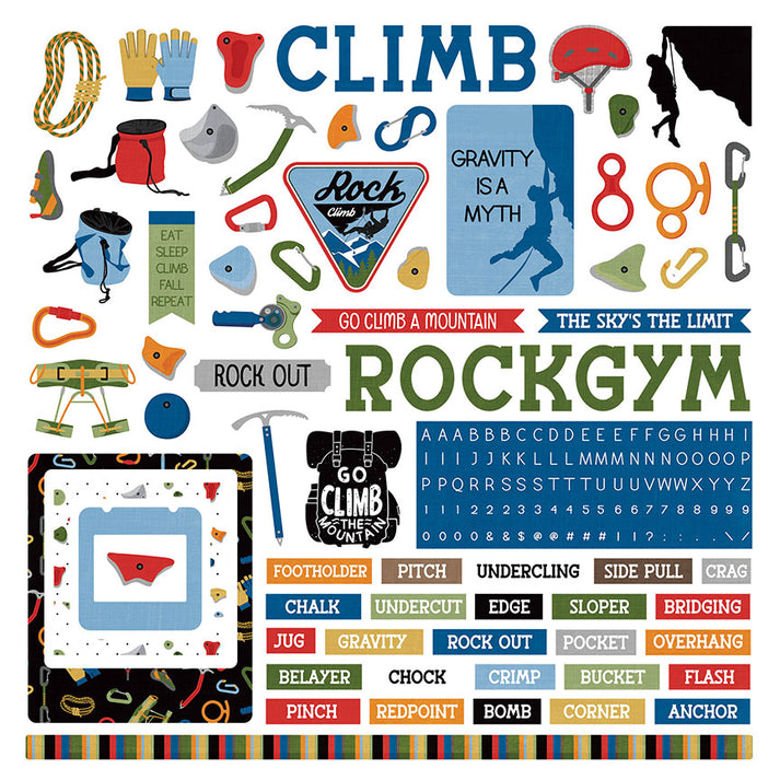 Rock Climbing Element Sticker - Photoplay – Country Croppers