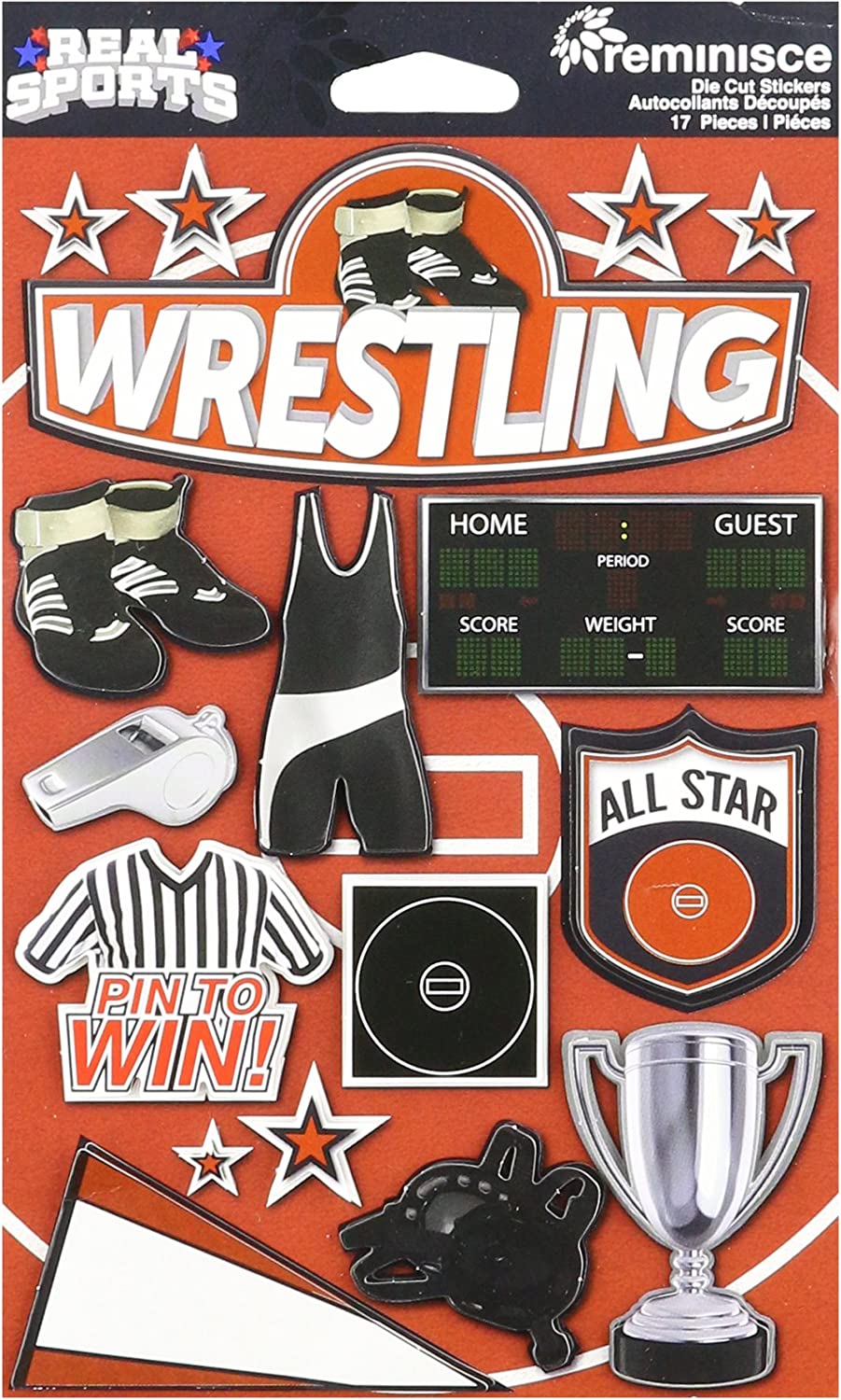 Real Sports Wrestling 3d Stickers – Country Croppers
