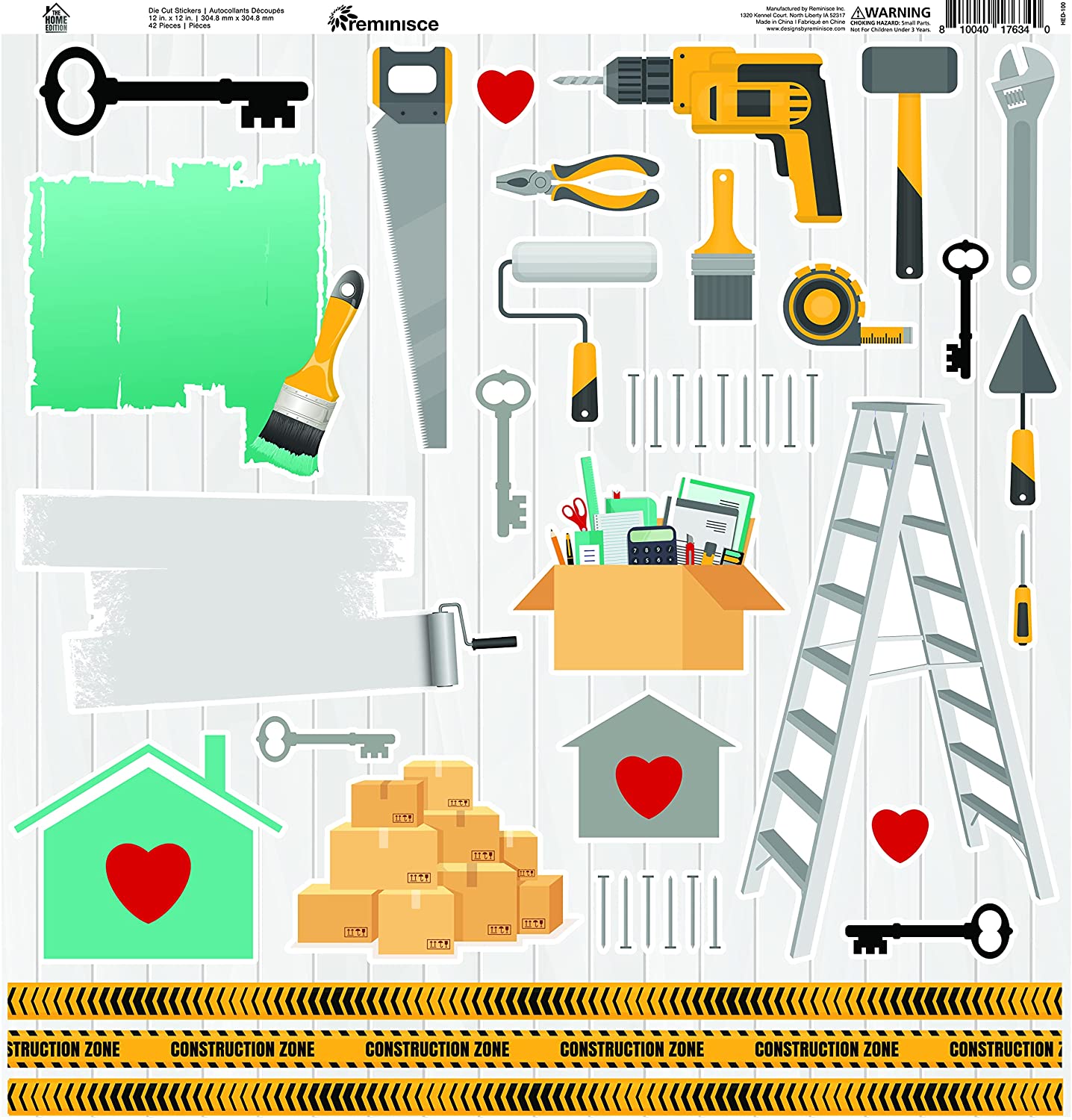 The Home Edition Construction Stickers 12x12 – Country Croppers