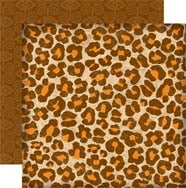 Wild Things Leopard Print 12x12 Scrapbook Paper - 5 Sheets – Country ...