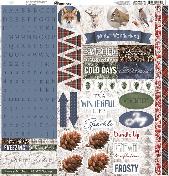 Winter Canvas 12x12 Sticker Sheet – Country Croppers