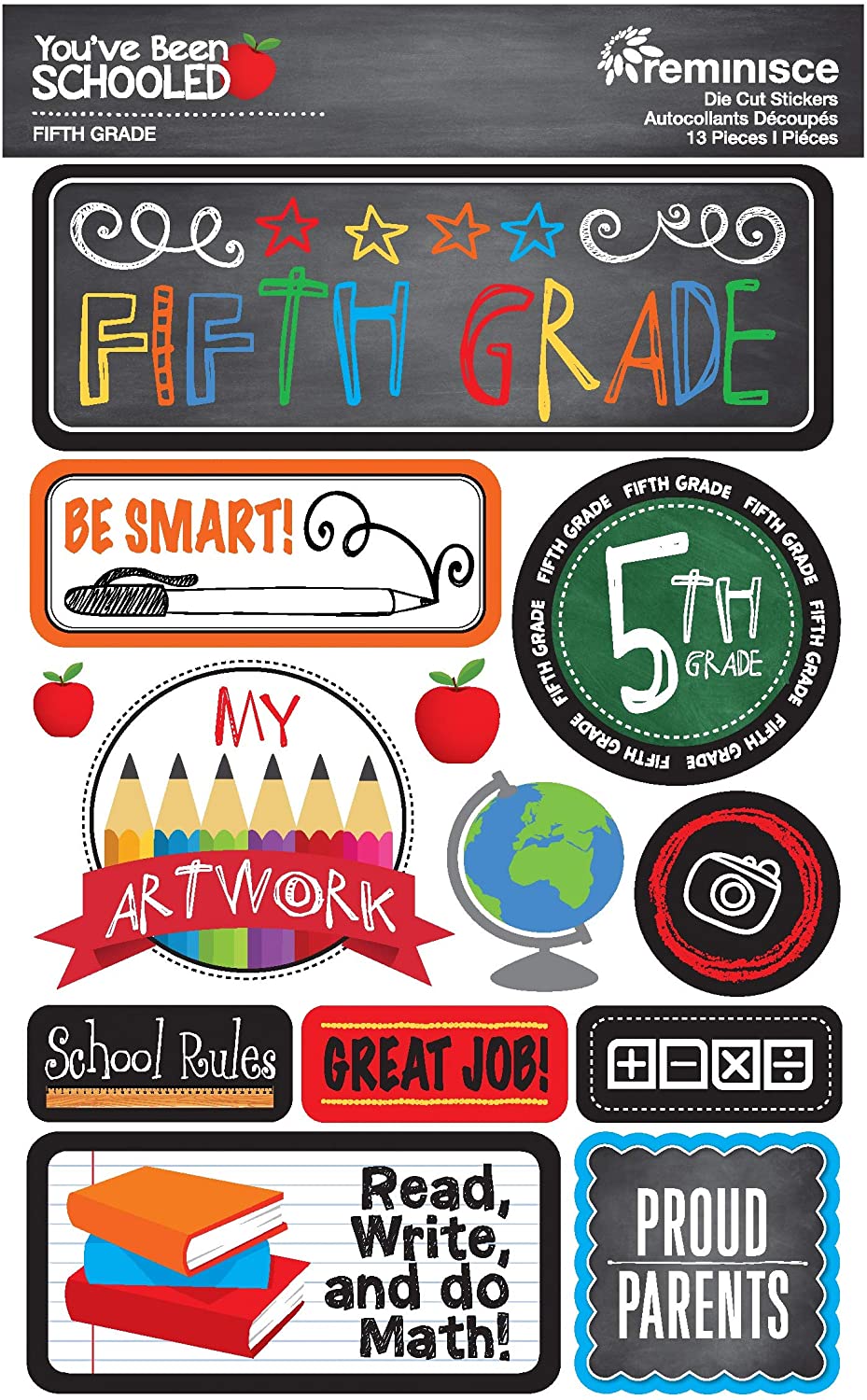 You've Been Schooled 5th Fifth Grade School Stickers – Country Croppers
