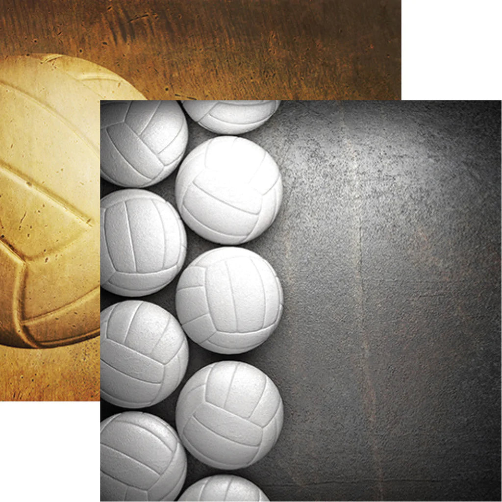 Volleyball Border - The Volleyball Collection Scrapbook Paper – Country ...