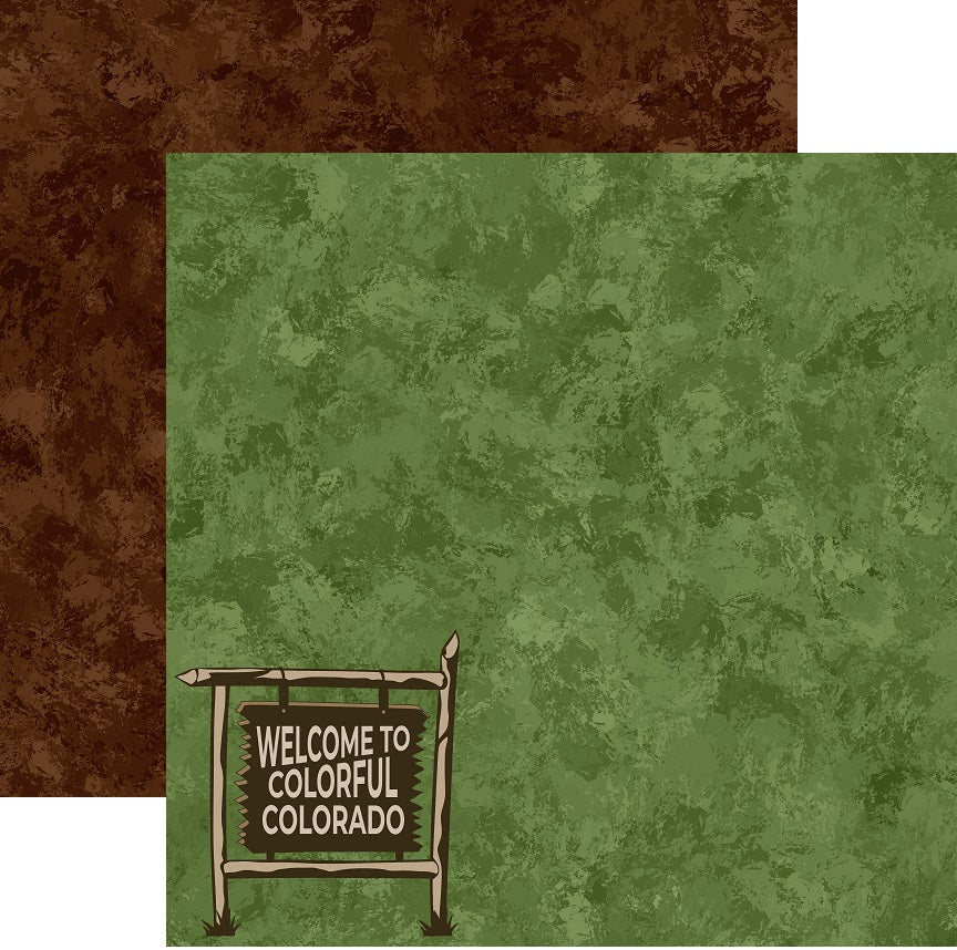 Welcome to Colorado - 12X12 Scrapbook Papers – Country Croppers