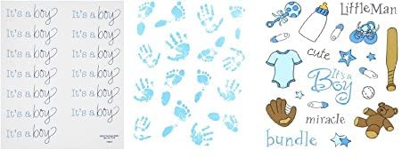 Baby Boy Stickers Set - 3 Different Sheets – Country Croppers