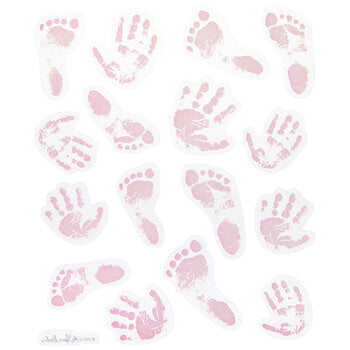 Baby Girl Hands & Feet - Baby Stickers - 2 Sheets – Country Croppers