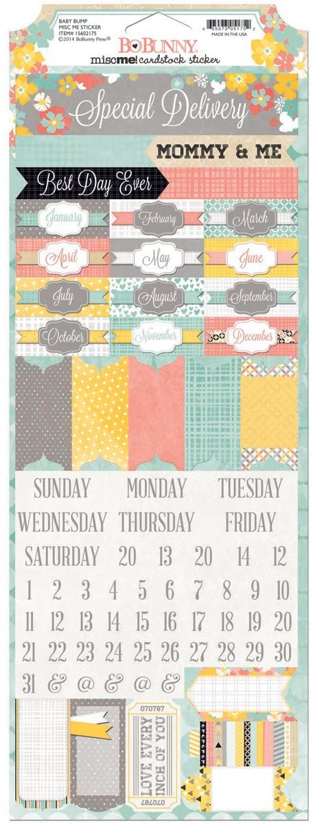 Baby Bump Pregnancy Stickers by Bo Bunny – Country Croppers