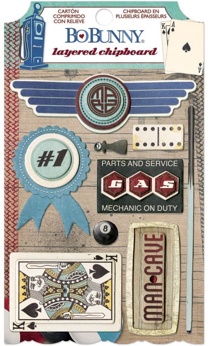 Bo Bunny Layered Chipboard Stickers Wild Card – Country Croppers