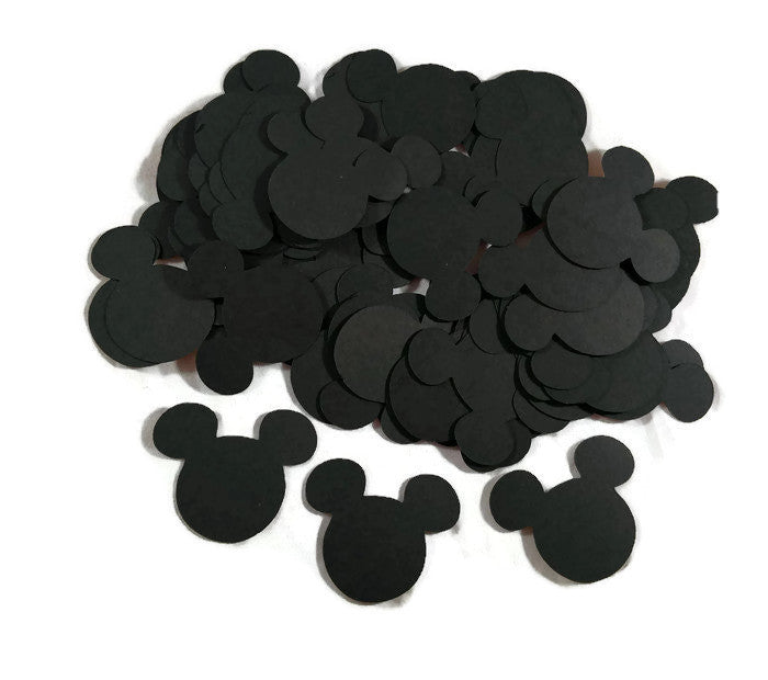 Cartoon Mouse Head Shape Die Cuts - Black – Country Croppers