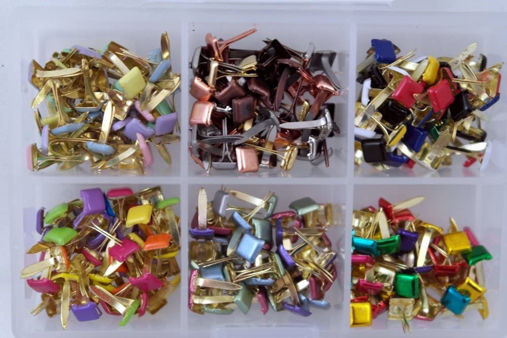 Brads Kit - Mini Squares Assortment - 300 Count – Country Croppers