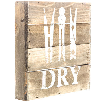 Dry Laundry Room Wood Wall Decor Sign – Country Croppers