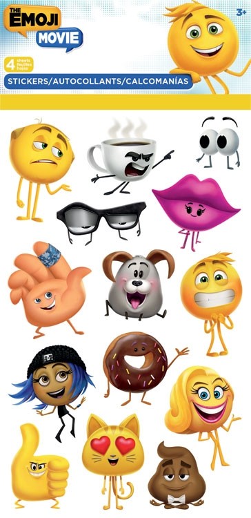 Emoji Movie - Stickers - 4 Sheets – Country Croppers