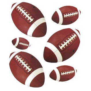 Football Large Stickers Set - 2 Sheets – Country Croppers