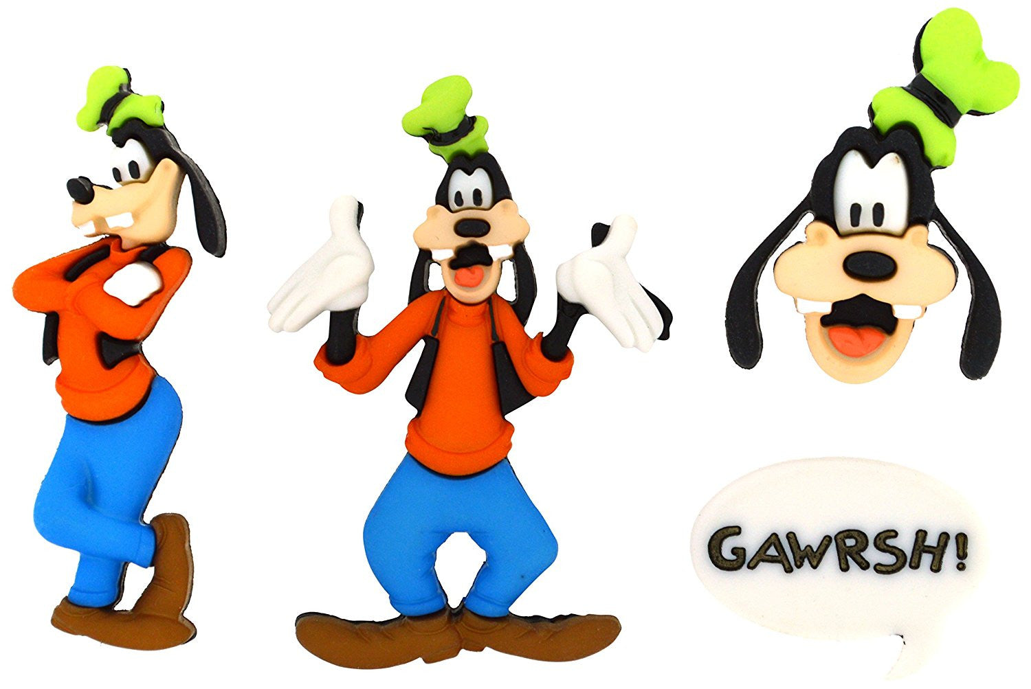 Goofy Disney Character Button Embellishments – Country Croppers