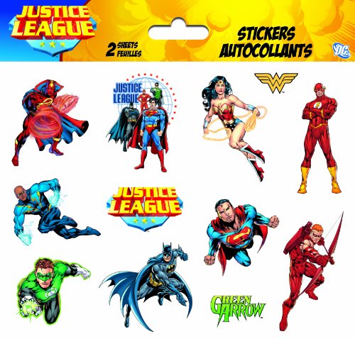 Justice League Mini Foldover Stickers – Country Croppers