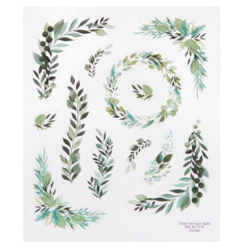 Greenery Leafy Embellishments Stickers - 2 Sheets – Country Croppers