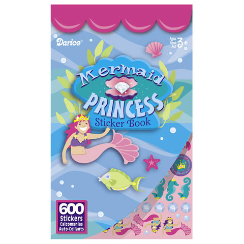 Mermaid Princess Stickers Book - 600 Stickers – Country Croppers