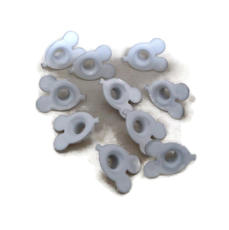 White Mouse Ears Scrapbook Eyelets - 10pc – Country Croppers