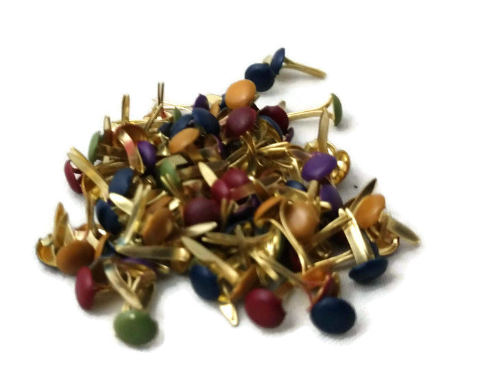Heritage Mini Round Brads - 100ct – Country Croppers