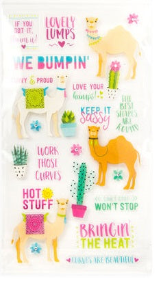3-d Camel Stickers and Clear Quote Stickers – Country Croppers
