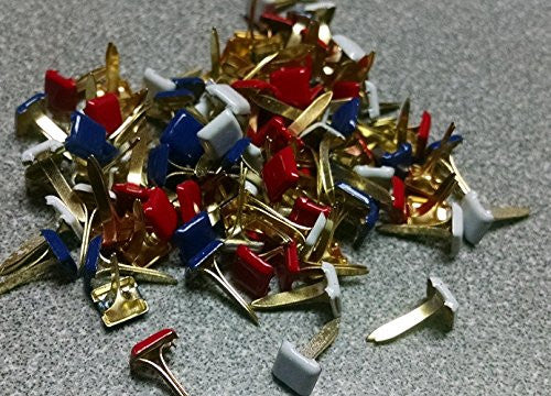 Red White & Blue - Mini Square Brads - 100ct – Country Croppers