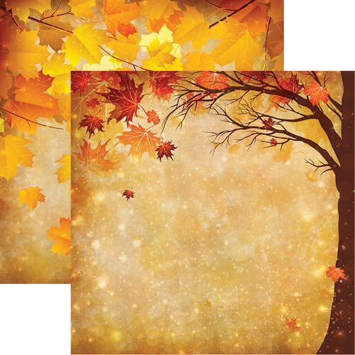 Magical Fall - Best of Harvest Autumn Scrapbook Paper by Reminice ...