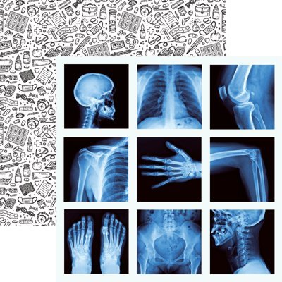ER - See Through XRay 12x12 Scrapbook Double Sided Paper - by Reminisc ...