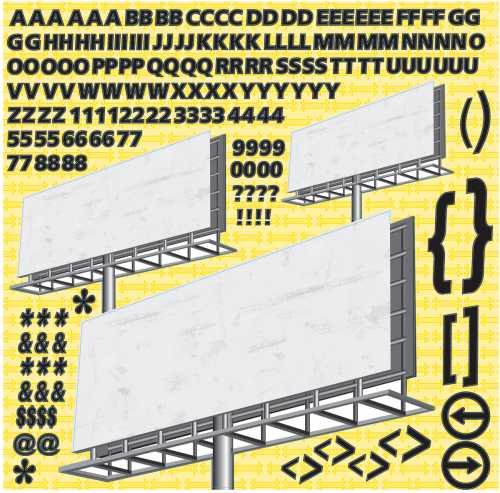 Road Signs Die-Cut Stickers: Billboard – Country Croppers
