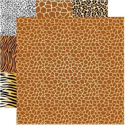 Leopard Print Scrapbook Paper