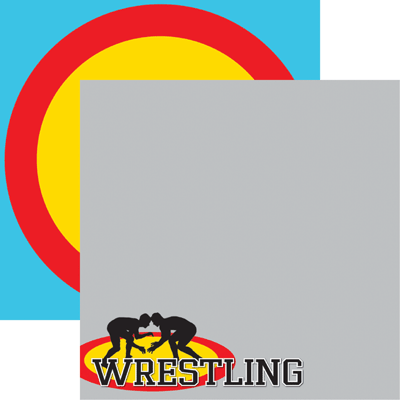 Wrestling #2 -12x12 Scrapbook Paper by Reminisce – Country Croppers