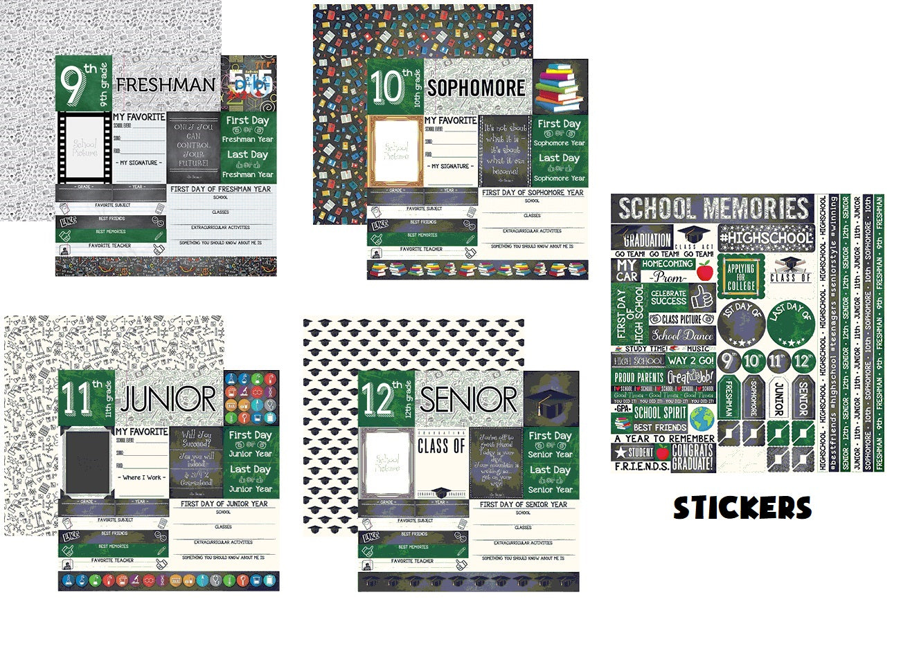 High School 9th-12th Grade - You've Been Schooled Papers & Stickers Se ...