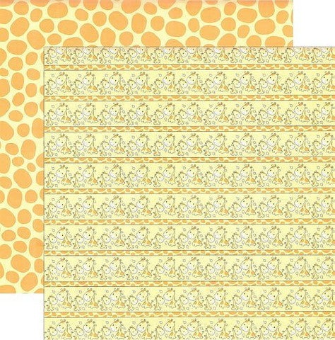 Zoo Friends - Giraffe Parade 12x12 Scrapbook Paper by Reminisce - 5 Sh ...