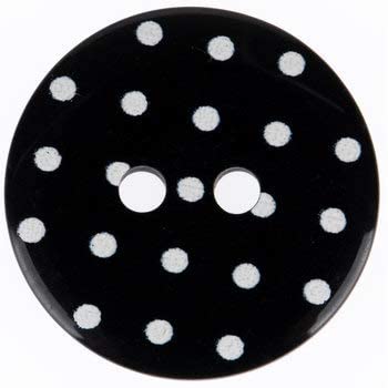 Black Polka Dot Buttons Set - 12 Pieces – Country Croppers