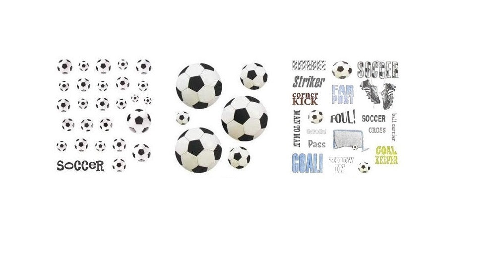 Soccer Stickers Set - 3 Different Sheets – Country Croppers