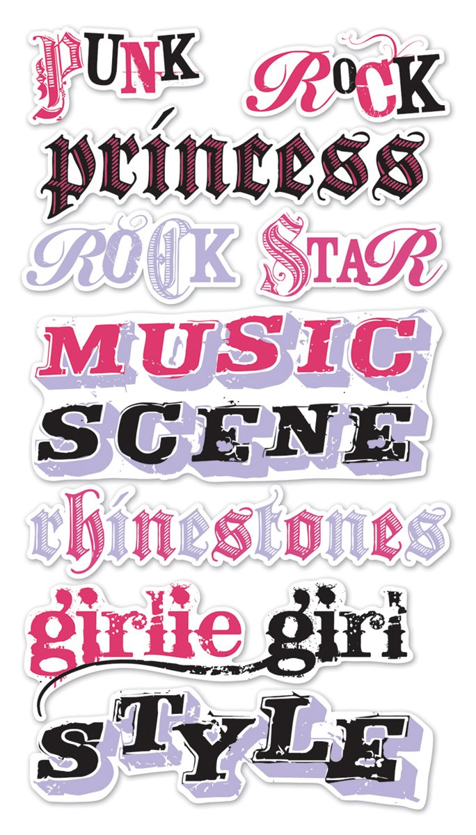 3d Punk Rocker Sticko Stickers – Country Croppers